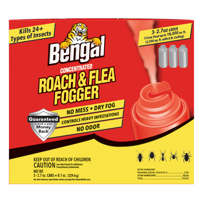 Bengal Roach & Flea Fogger | Powerful Roach Killer | Bengal Products